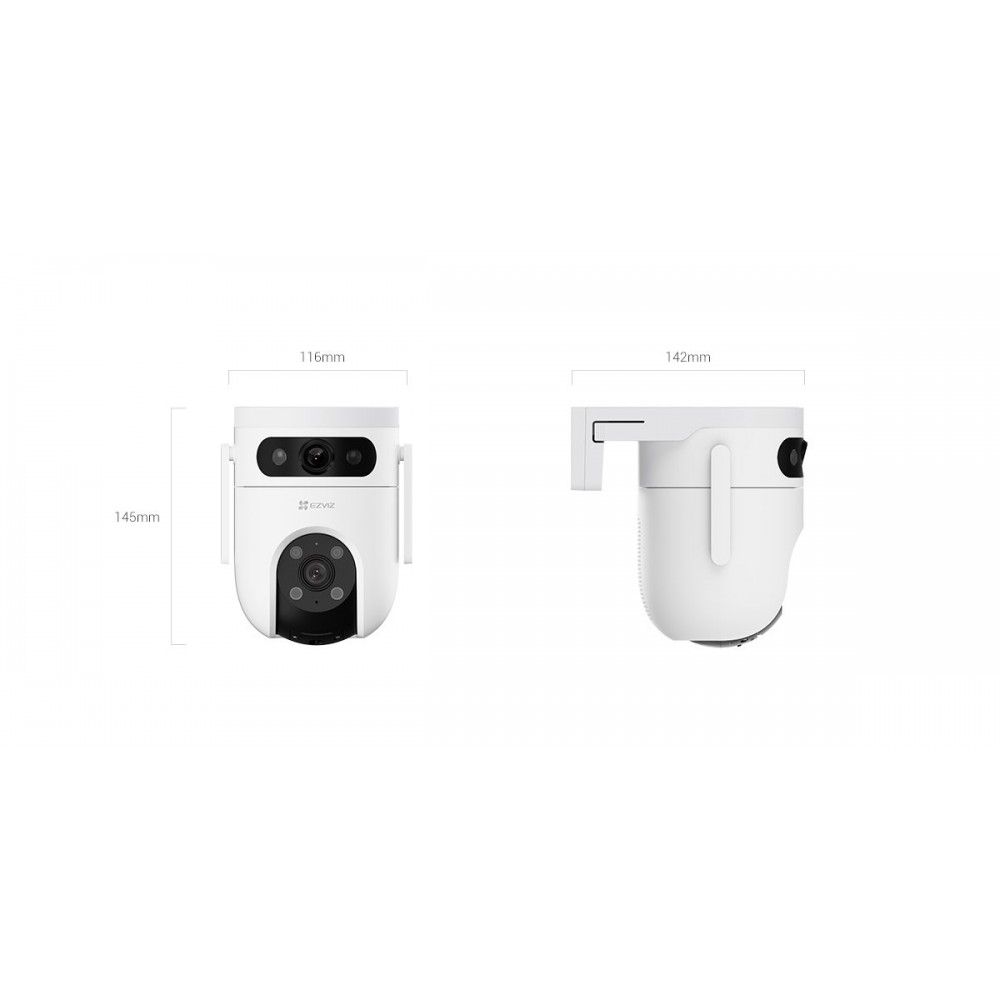 Camara IP 2MP ColorVu Smart Dual Light 30m Audio PoE DS-2CD1027G2H-LIU 2.8mm Hikvision
