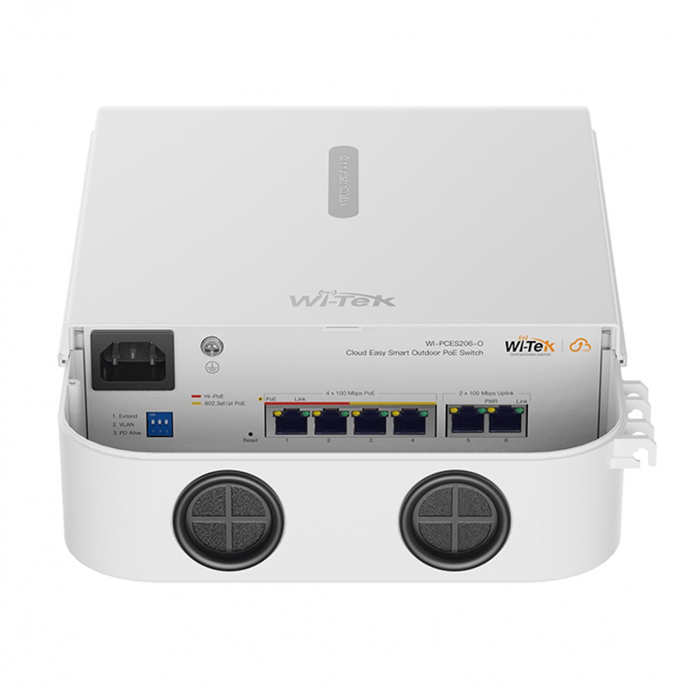 Smart Cloud Outdoor Switch 4FE PoE 60W 2 FE WI-PCES206-O Wi-Tek